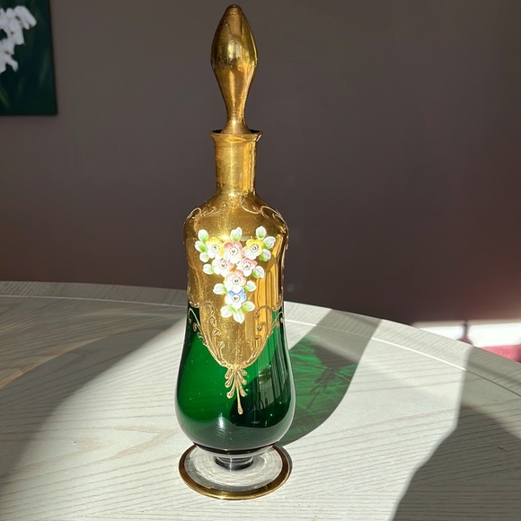 bohemian czech | Dining | Czech Hand Painted Glass Cocktail Set | Poshmark
